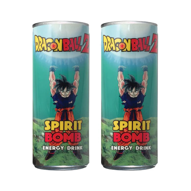 DragonBall Z Spirit Bomb Energy Drink (12floz) 12 pack – EXOTIC SODAS ...